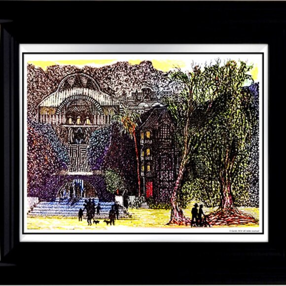 Gersh Art | Art | Friday Sabbath Night By The Synagogue | Poshmark